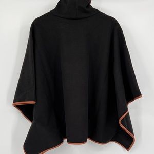 Tuckernuck | Sweaters | Tuckernuck Black Leather Trim Funnel Neck Piper ...